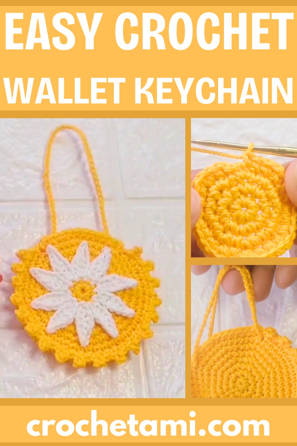 How to Crochet a Stylish Wallet Keychain – Step-by-Step Tutorial ...