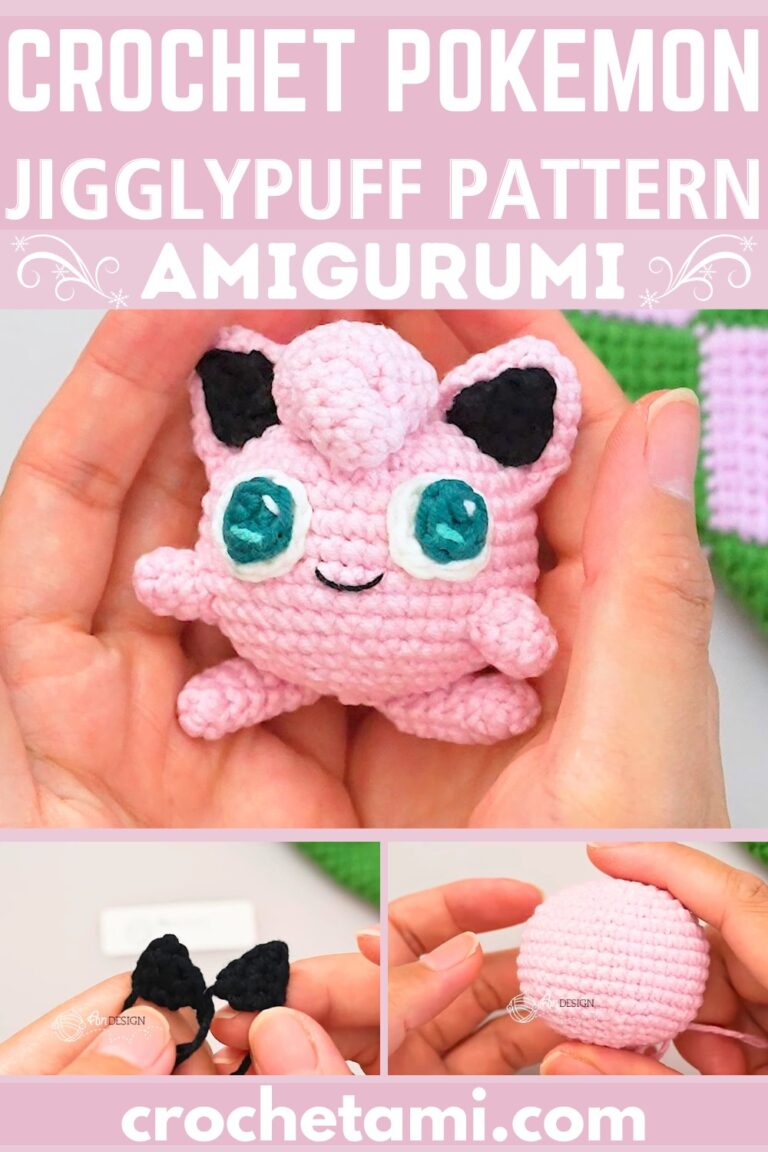 Adorable Crochet Pokemon Jigglypuff with Simple Tutorial Steps ...