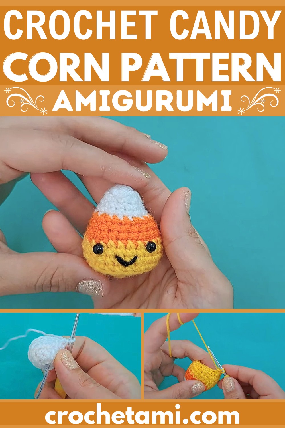 Crochet Candy Corn Tutorial – Festive and Easy Fall Decoration ...