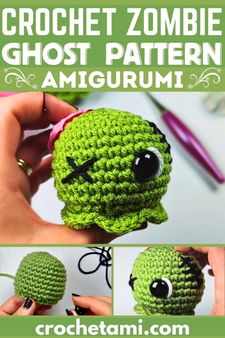 Crochet Zombie Ghost Pattern – Step-by-Step - Crochet Ami