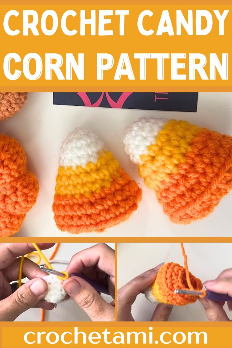 How to Crochet a Candy Corn for Festive and Decorative Fun - Crochet Ami