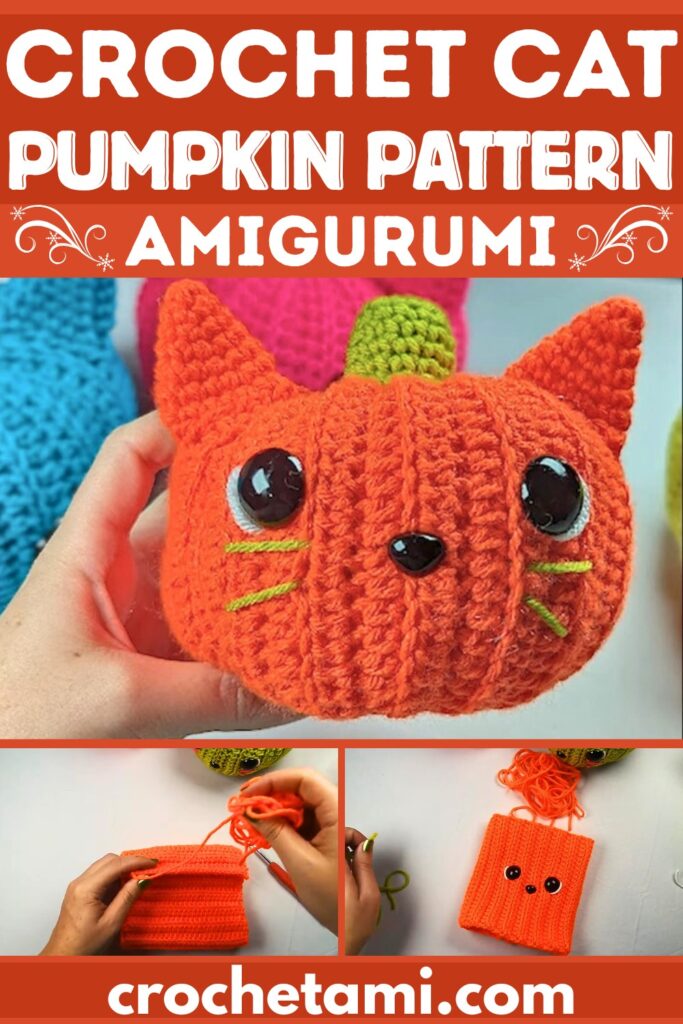 How to Crochet a Cat Pumpkin – Festive Halloween Craft - Crochet Ami