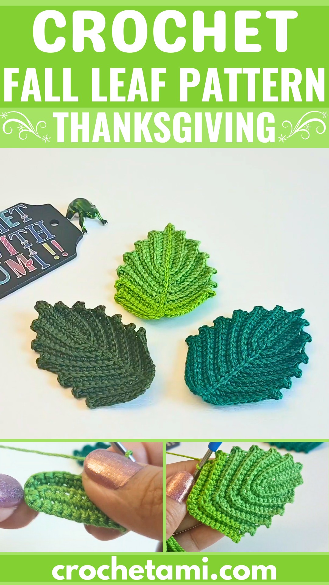 Charming Crochet Fall Leaf Pattern for Home Décor and Gifts - Crochet Ami