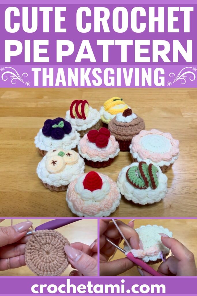 Step-by-Step Beautiful Crochet Pie Pattern For Thanksgiving Decor ...