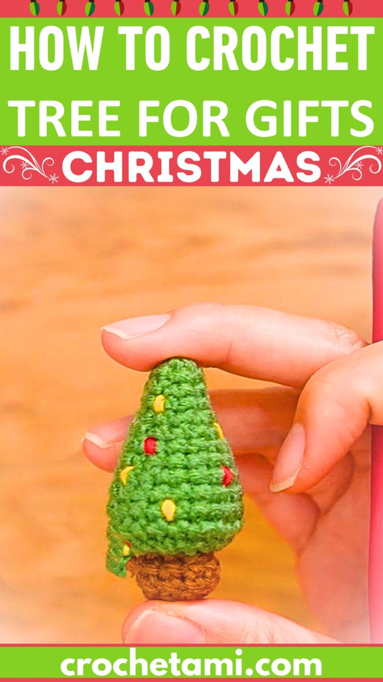 How to Crochet a Miniature Christmas Tree for Gifts and Holiday ...