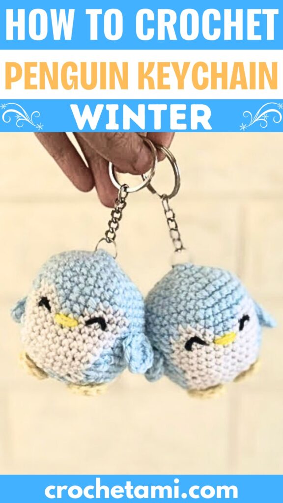 How to Crochet a Penguin Keychain for Handmade Accessory - Crochet Ami