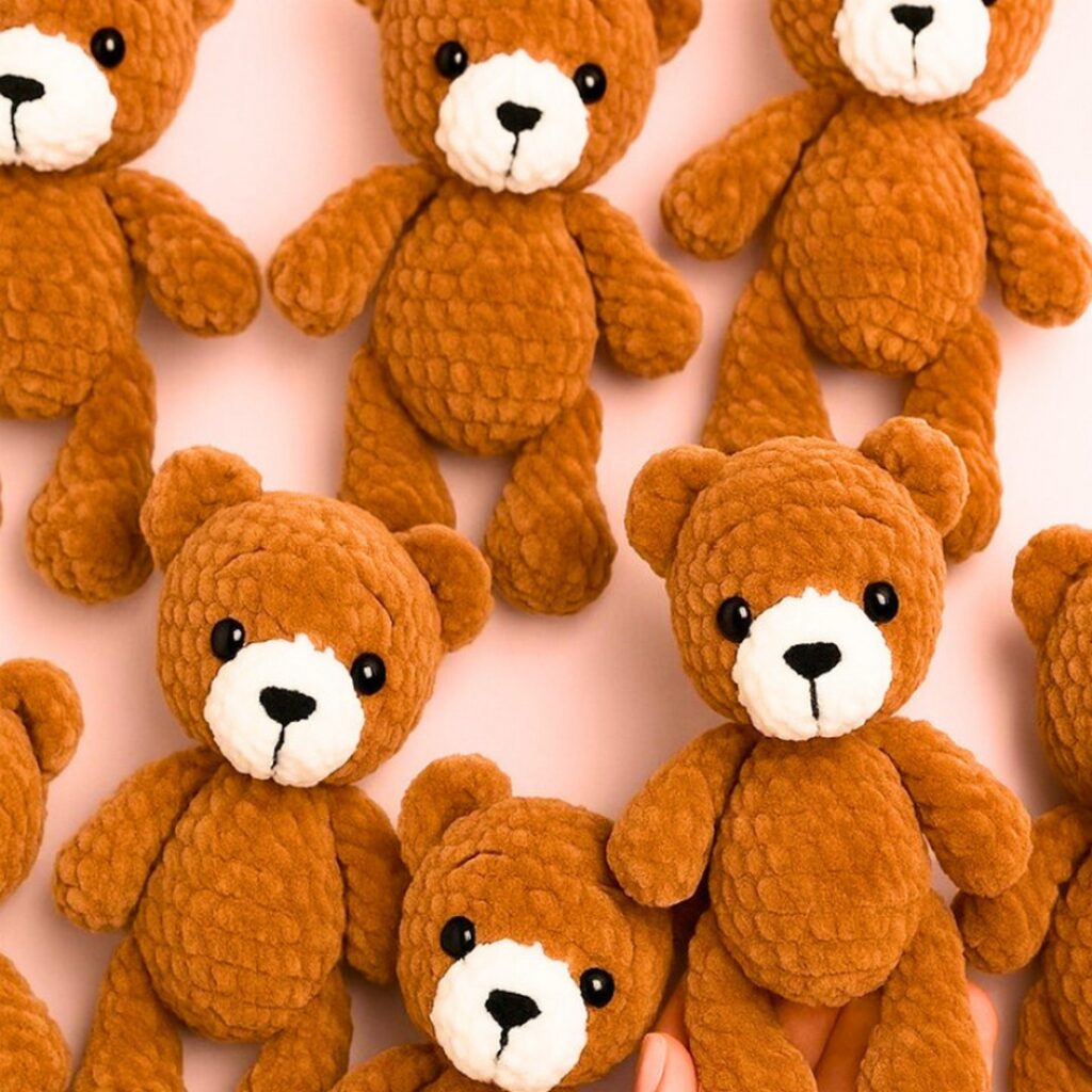 How to Crochet a Stunning Plush Teddy Bear - Handmade Gift and Keepsake ...