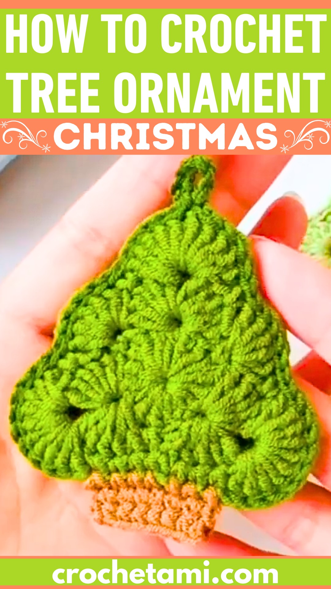 How to Make a Beautiful and Versatile Crochet Christmas Tree Ornament ...