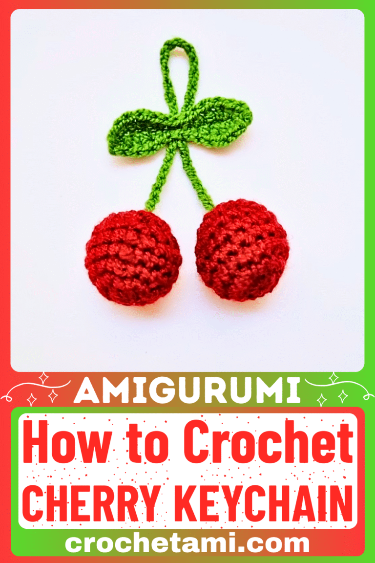 Crochet a Cute Cherry Keychain a Fun Handmade Touch - Crochet Ami